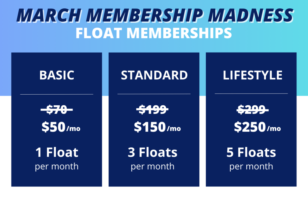 March Membership Madness - Salinity Salt & Flotation Spa